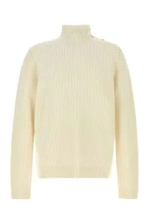Prada Ivory Wool Sweater - White