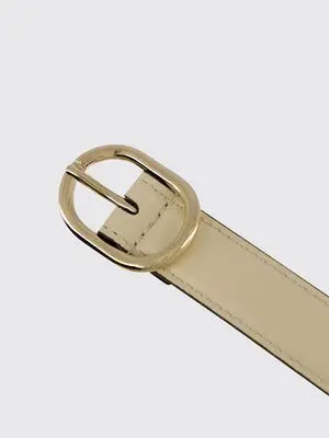 Gucci Leather Belt With Oval Buckle