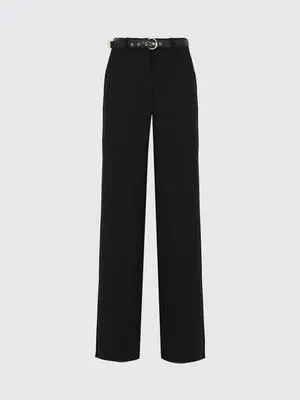 Max Mara Belted Tailored Trousers - Black