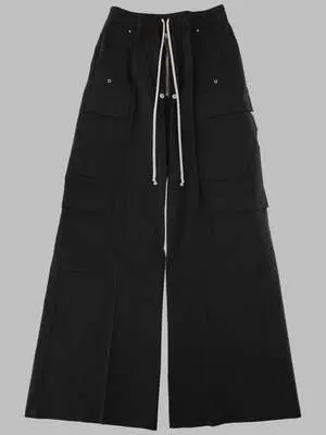 Rick Owens Pantalone Cargobelas - Black