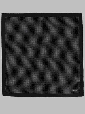 TOM FORD Silk Pocket Square - Black