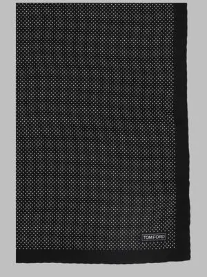 TOM FORD Silk Pocket Square - Black