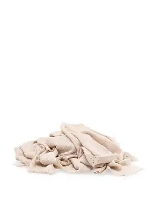Brunello Cucinelli Brunello Cucinelli Women Cashmere And Silk `Diamond` Yarn Scarf Multicolor
