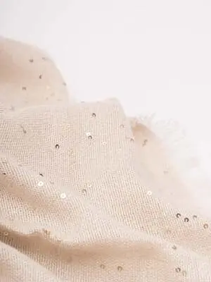 Brunello Cucinelli Cashmere And Silk `diamond` Yarn Scarf - Multicolor