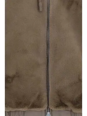 Moose Knuckles Max Mara Studio Printed Silk Trousers - Brown