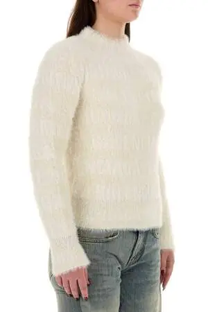 Balenciaga Ivory Wool Blend Sweater
