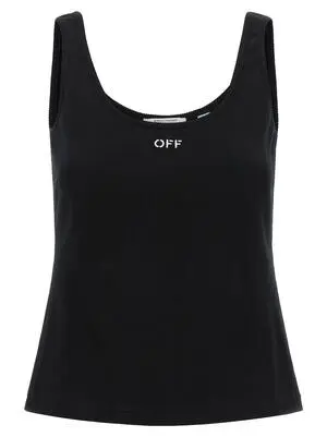 Off-White Off Stamp' Tank Top - Black