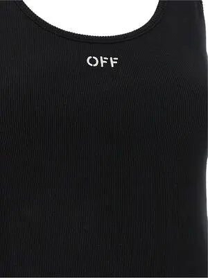 Off-White Off Stamp' Tank Top - Black