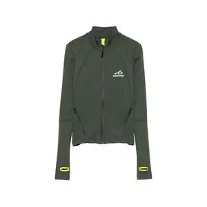 Balenciaga Fitted Zip Fastening Jacket - Green