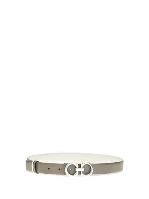 FERRAGAMO Reversible And Adjustable Gancini Belt