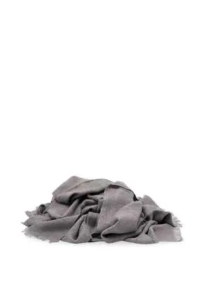 Brunello Cucinelli Cashmere And Silk `diamond` Yarn Scarf - Multicolor