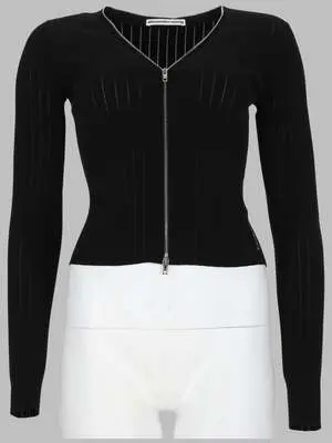 Alexander Wang Cardigan Pointelle - Black