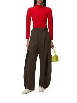 Loewe Lightweight Trousers - Brown
