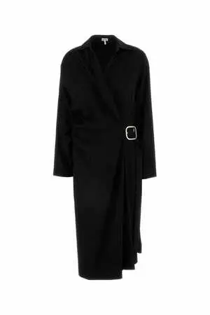 Loewe Stretch Cady Dress - Black