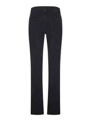 Saint Laurent Straight Jeans In Authentic Denim