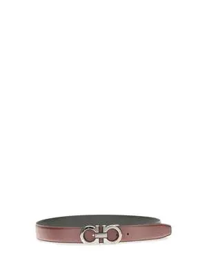 FERRAGAMO Reversible And Adjustable Gancini Belt