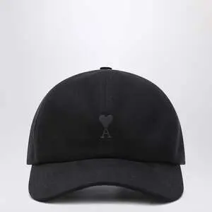 AMI Paris De Coeur Baseball Cap - Black
