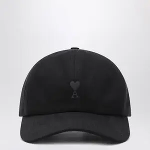 AMI Paris De Coeur Baseball Cap - Black