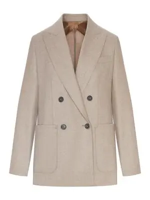 Max Mara Cashmere Foulé Blazer
