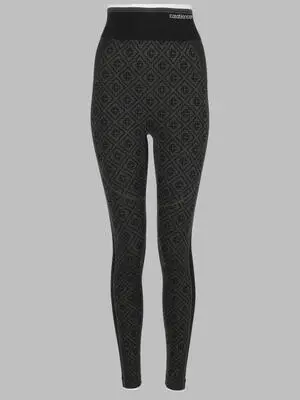 Casablanca Leggings Monogram Senza Cuciture - Multicolor