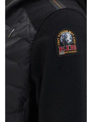 PARAJUMPERS Jacket Nolan Hybrid With Hood - Black