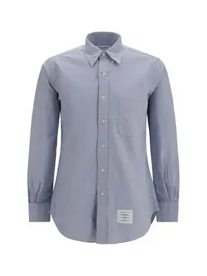 Thom Browne Cotton Shirt - Blue