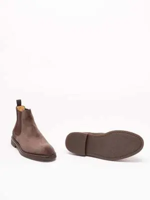 Brunello Cucinelli Calf Leather Chelsea Boots - Multicolor