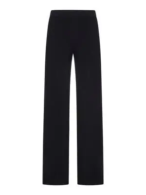 Max Mara Knitted Trousers - Black