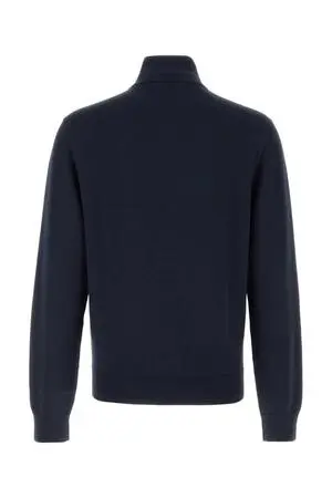 Versace Dark Cotton Blend Cardigan