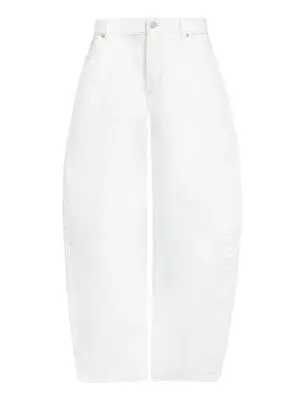 Alaïa Rodeo Denim Pants - White