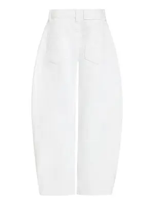 Alaïa Rodeo Denim Pants - White