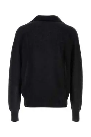 TOM FORD Cashmere Blend Polo Shirt - Black