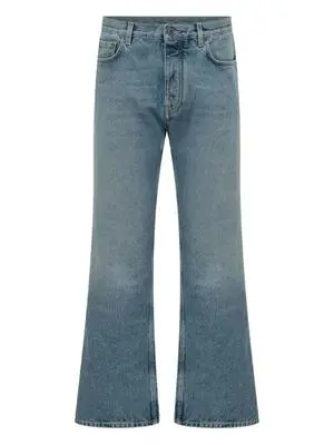 Off-White Half Arrow Flared Jeans - Blue