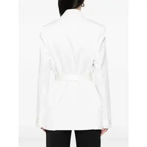 Victoria Beckham Belted Lapel Blazer