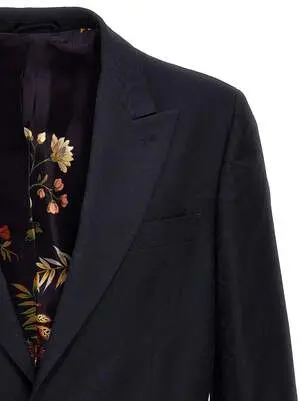 Etro Single-breasted Jacquard Blazer