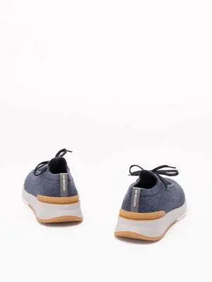 Brunello Cucinelli Wool Knit Sneakers