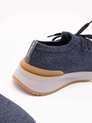 Brunello Cucinelli Wool Knit Sneakers