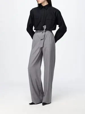 Max Mara Virgin Wool Palazzo Trousers
