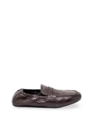 Prada Shuffle Antiqued Leather Loafers - Multicolor