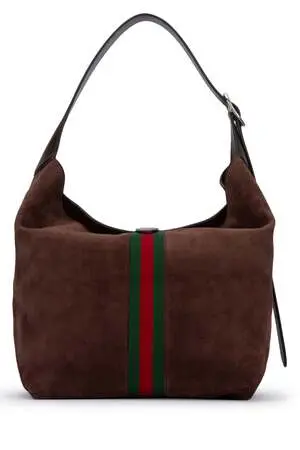 Gucci Suede Handbag - Multicolor