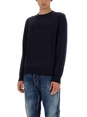 Dsquared2 Wool Jersey Pullover - Blue