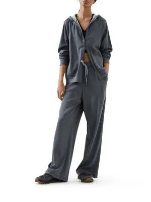Brunello Cucinelli Wide Leg Trousers - Gray