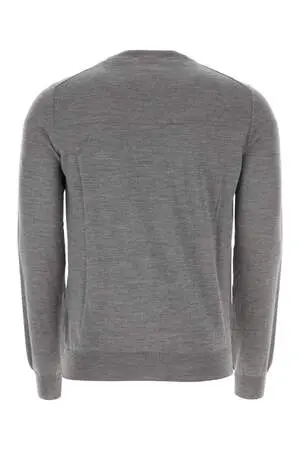 JIL SANDER Grey Wool Sweater