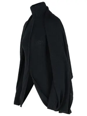 Sportmax Adepto' Virgin Wool Blend High Neck Sweater