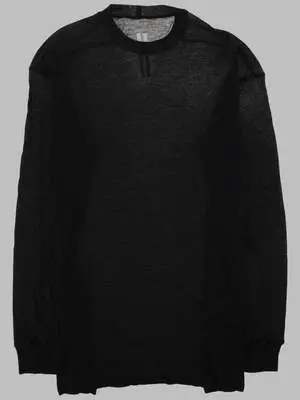 Rick Owens T-shirt Rick Jumbo Ls T - Black