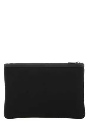 Dolce & Gabbana Leather And Nylon Pouch