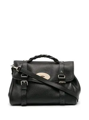 Mulberry Mulberry Women Handbag 'Alexa' With Adjustable And Removable Shoulder Strap And Magnetic Closure In Black Pebbled Leather For Women Multicolor