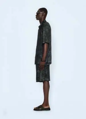 Off-White Jacquard Fresco Bowling Shorts