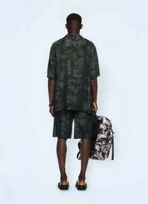Off-White Jacquard Fresco Bowling Shorts