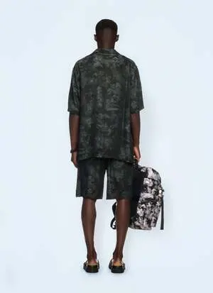 Off-White Jacquard Fresco Bowling Shorts
